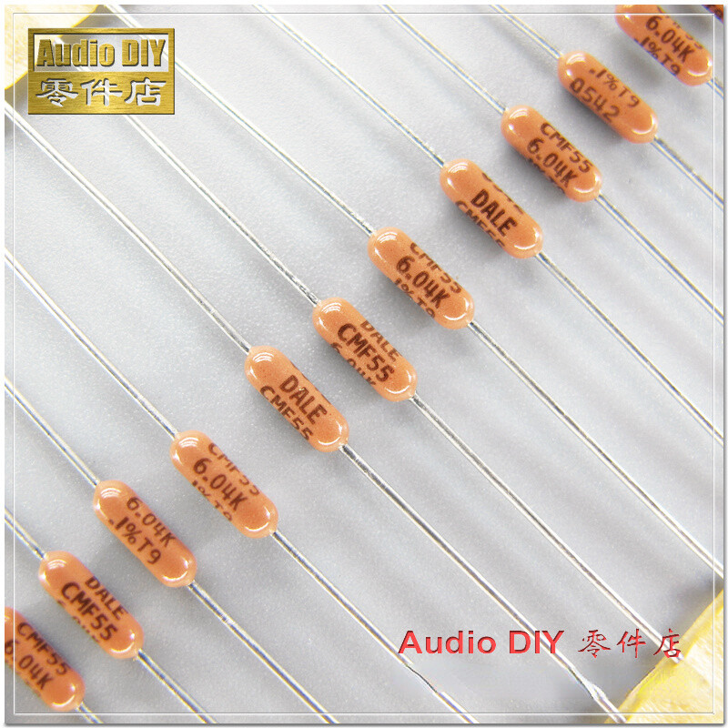DALE CMF55 (RN55D) 6.04K/0.25W 1% 100ppm axial metal film resistor ...