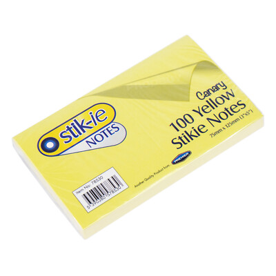 Large Jumbo Office Sticky Notes 3x5" Pack of Adhesive Yellow Memo Pads ...