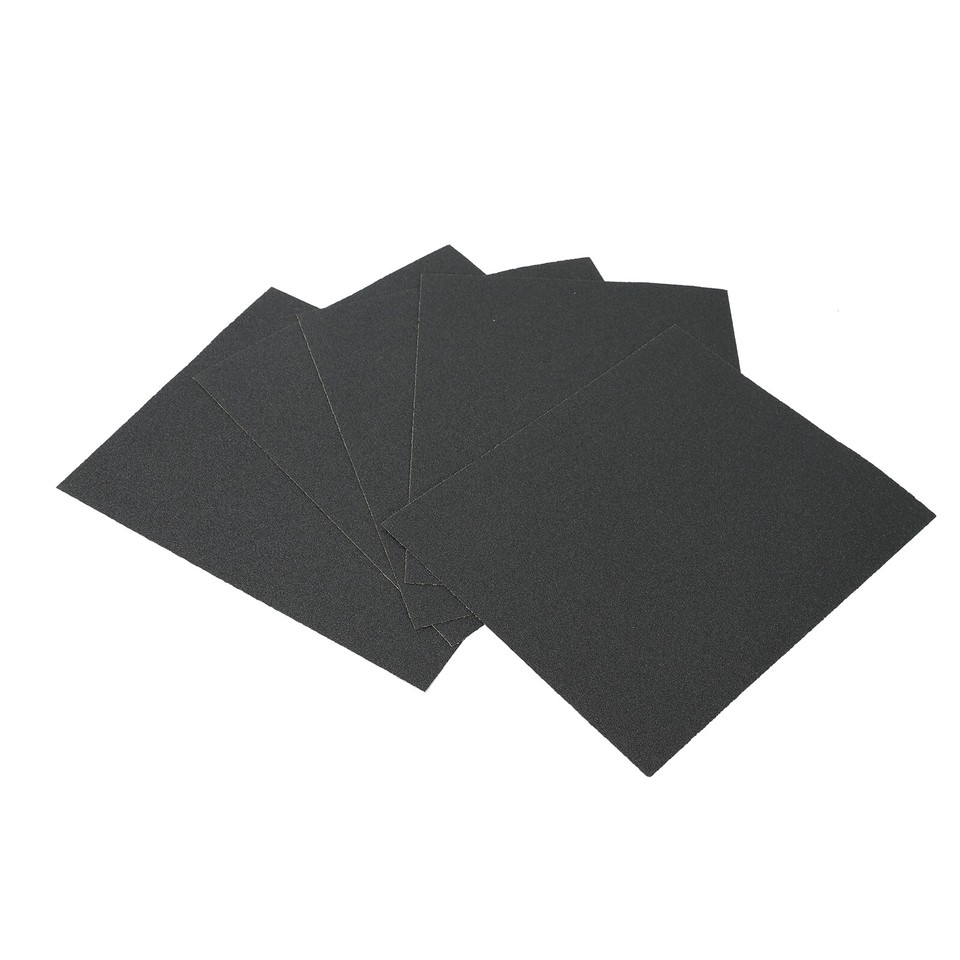 9x11" SANDING SHEETS Wet/Dry Silicon Carbide Sandpaper Grits 80-7000 ...