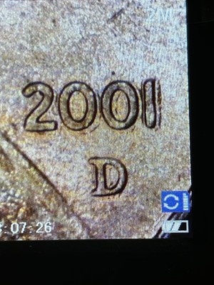 2001 D Lincoln Penny DDO Doubled Die Obverse On The Date and R-pluribus ...