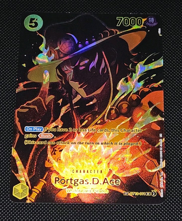 English SP One Piece Portgas.D.Ace ST13-011 Legacy of the Master OP12 ...