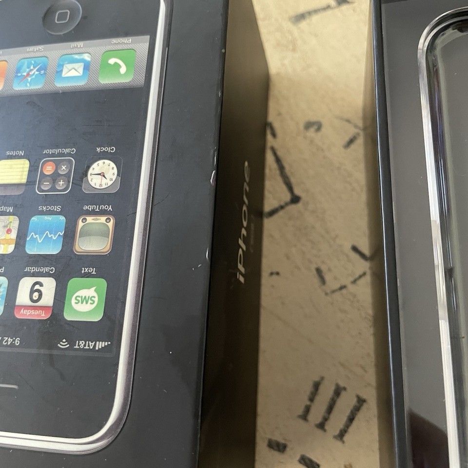 BOX Only - Original 1st Gen Generational Apple iPhone 2G 8gb Empty Box ...