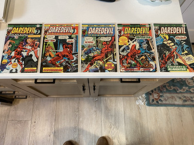 Daredevil #123 124 126 127 128( Marvel, 1975 ) High Grade | eBay