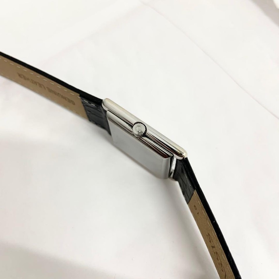 Omega Deville Tank Hand-Wind Silver Vintage 70s Dress Watch From Japan ...