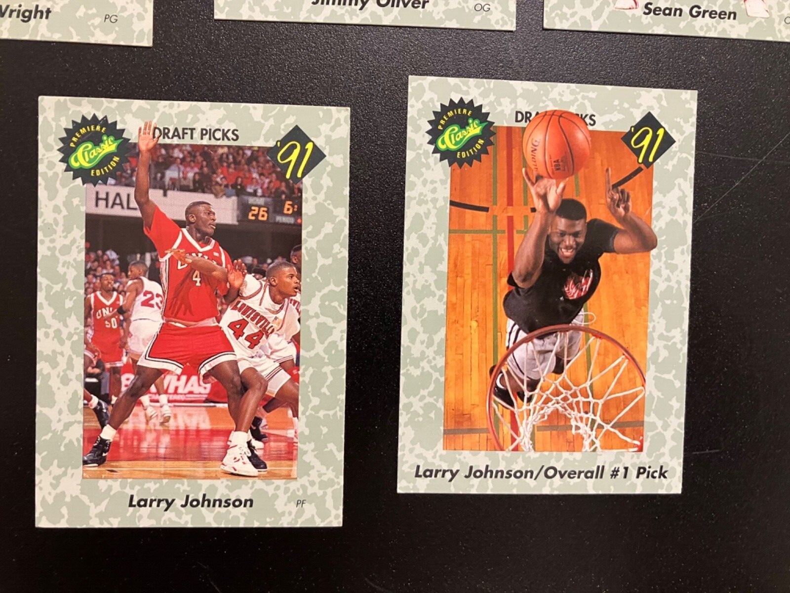 1991 NBA basketball Larry Johnson 13 ROOKIE cards Classic Draft Picks ...