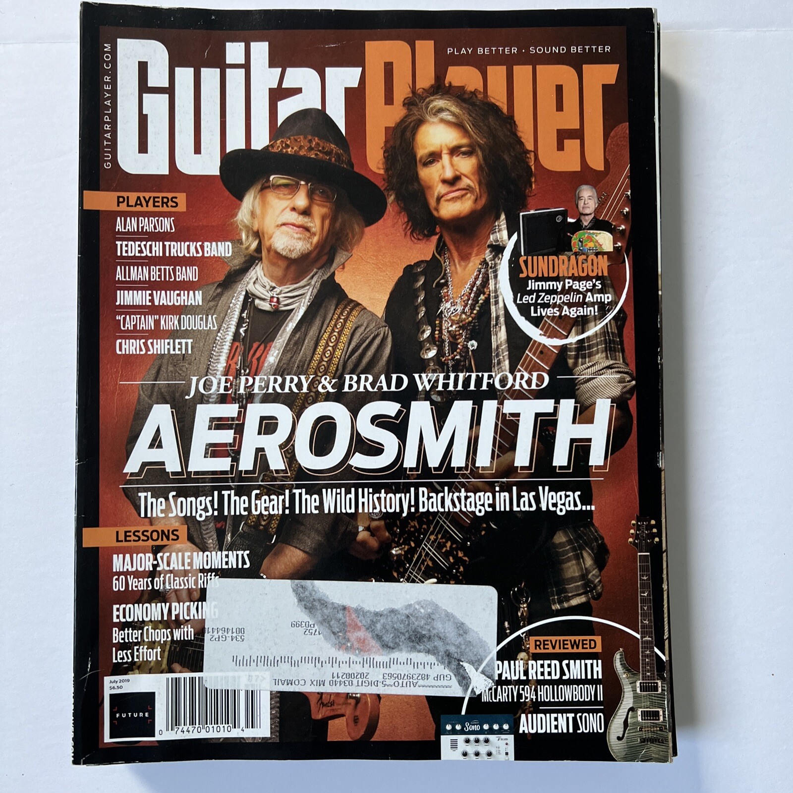 Guitar Player Magazine 2019 Lot of 9 Setzer Felder Joe Perry Wilco ...