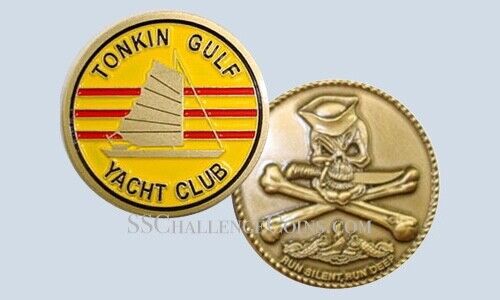 Tonkin Gulf Yacht Club Submarine Challenge Coin 7th Fleet Vietnam | eBay