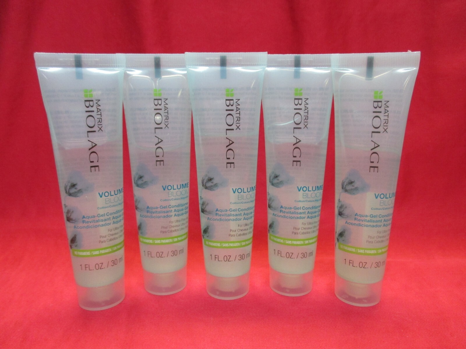 Matrix Biolage Volume Bloom Aqua-Gel Conditioner!Travel 1oz/30mL~LOTof5 ...