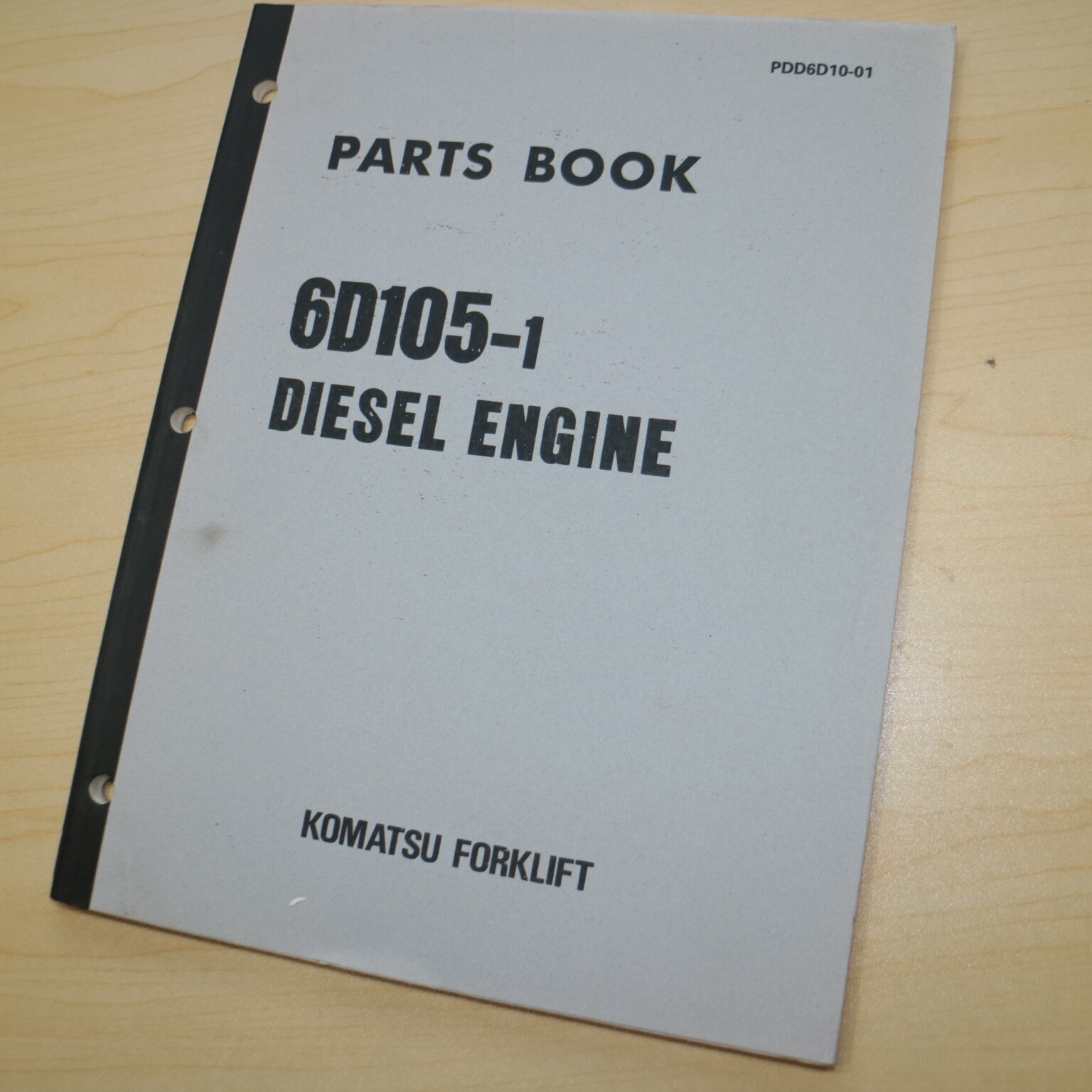 KOMATSU 6D105-1 Diesel Engine Parts Manual FD60H FD70H FD80H-6 Forklift ...