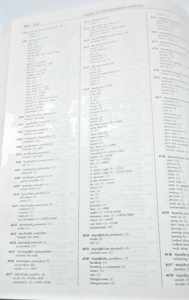 The NIV Exhaustive Concordance Hebrew Aramaic Greek To English Lexicon ...