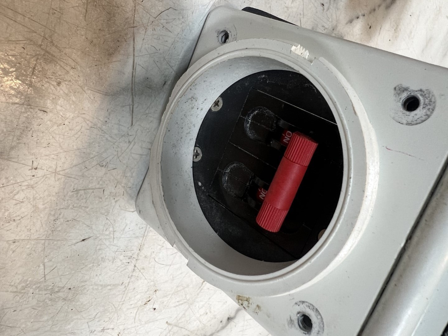 98 Maxum 3000 SCR Boat Marinco main breaker switch 34-35A | eBay