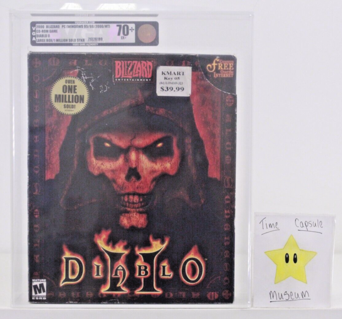 Diablo II 2 New PC Computer Blizzard Big Box Factory Sealed WATA VGA ...