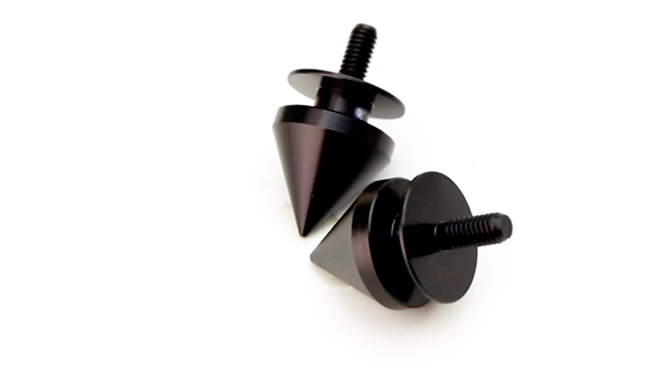 Universal Black Protector Spikes Fit Car Front Bumper License Plate ...