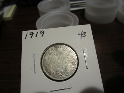 1919 - Canada silver quarter - Canadian 25 cent | eBay
