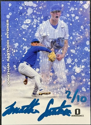 Jonathan Santucci Signed Rookie Trading Card Duke Blue Devils - New ...