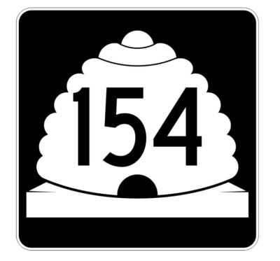 Utah State Highway 154 Sticker Decal R5476 Highway Route Sign | eBay