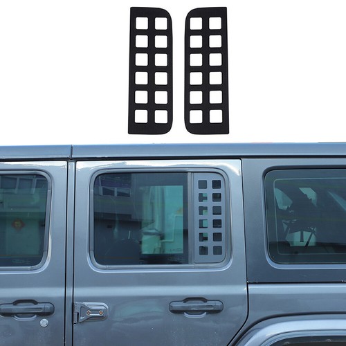 1Pair Rear Window Glass Air Vent Cover Trim For Jeep Wrangler JL JT ...