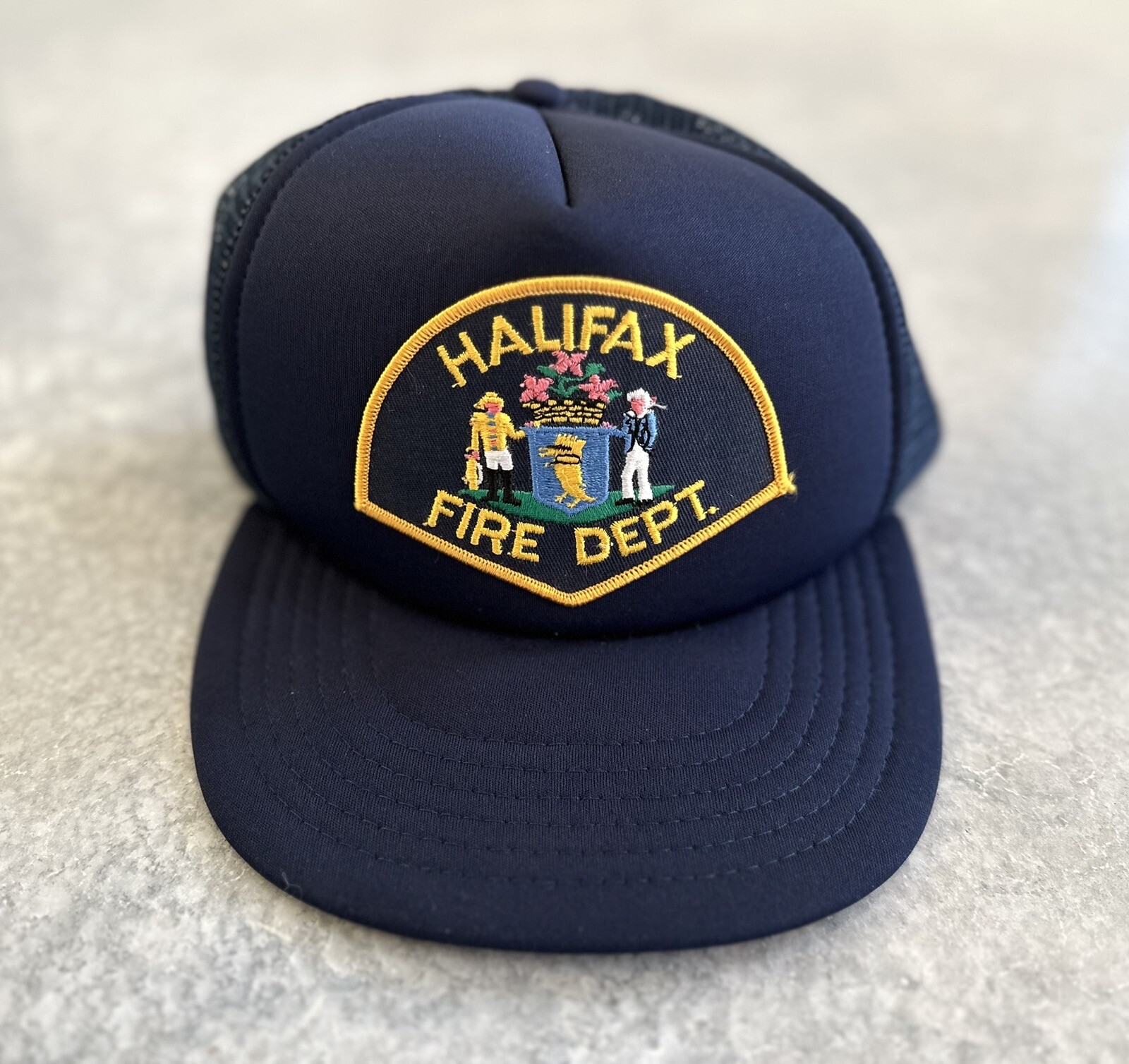 Vintage Halifax Fire Department Trucker Hat - Gem