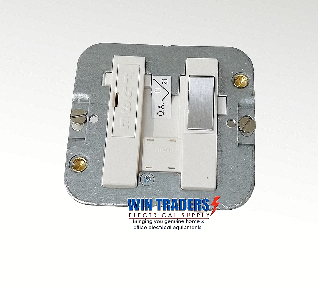 Wandsworth 13A Switched Fuse connection Unit with White Insert ...
