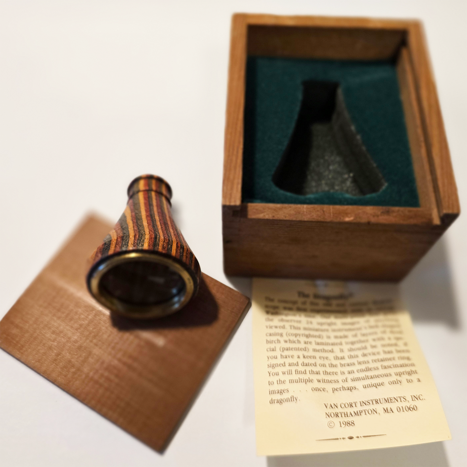 VTG Dragonfly Multi-Prism Dioptric Lens Scope Birch Wood & Brass ...