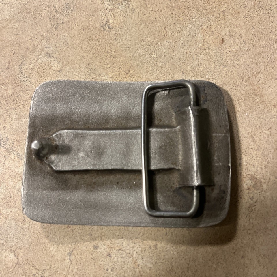 Vintage 1970’s BUICK OWL HAWK Logo BELT BUCKLE Heavy Pewter Loop & Pin ...