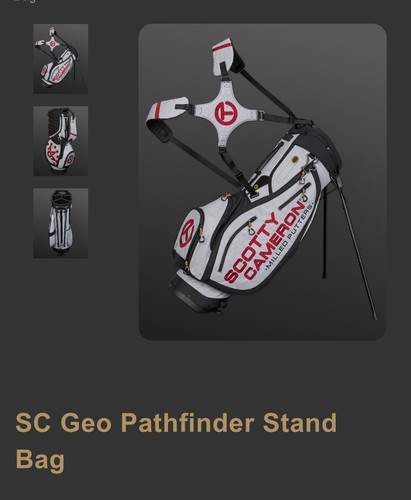 Scotty Cameron GEO Pathfinder Stand Bag - Order Confirmed | eBay