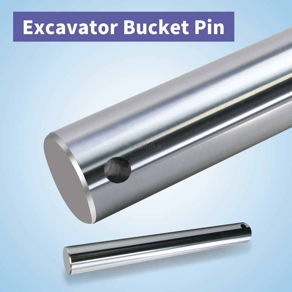 Excavator Bucket Pin 40mm x 13” for Case Case IH Caterpillar John Deere ...