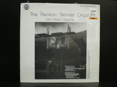 John Obetz The Aeolian Skinner Organ Sealed LP | eBay
