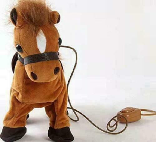 Kids Plush Pony Toy with Music and Wired Controller Battery Operated | eBay
