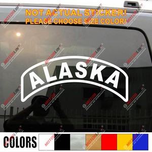 Alaska Car Decal Sticker | eBay