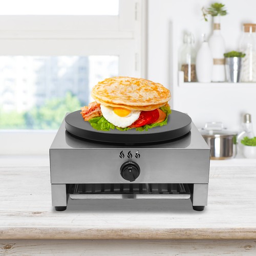 Gas Pancake Cooker Commercial Crepe Maker Machine Pancake Big Hotplate ...