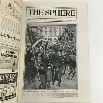The Sphere Newspaper April 26 1922 The Fasciti Parade in Milan ...