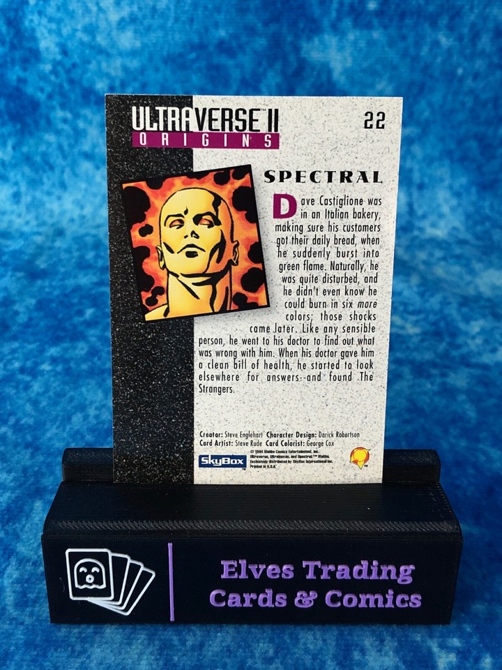 Ultraverse II SINGLE Non-Sport Trading Card by SkyBox 1994 Malibu ...