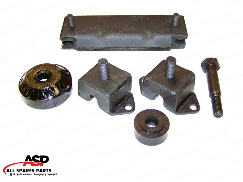 638629K Kit Motor Mount New for Jeep CJ5 Willys CJ6 CJ3 CJ5A CJ6A 1966 ...