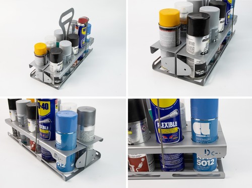 Spray Can Rack / Aerosol Can Holder & Lube Storage Rack | eBay