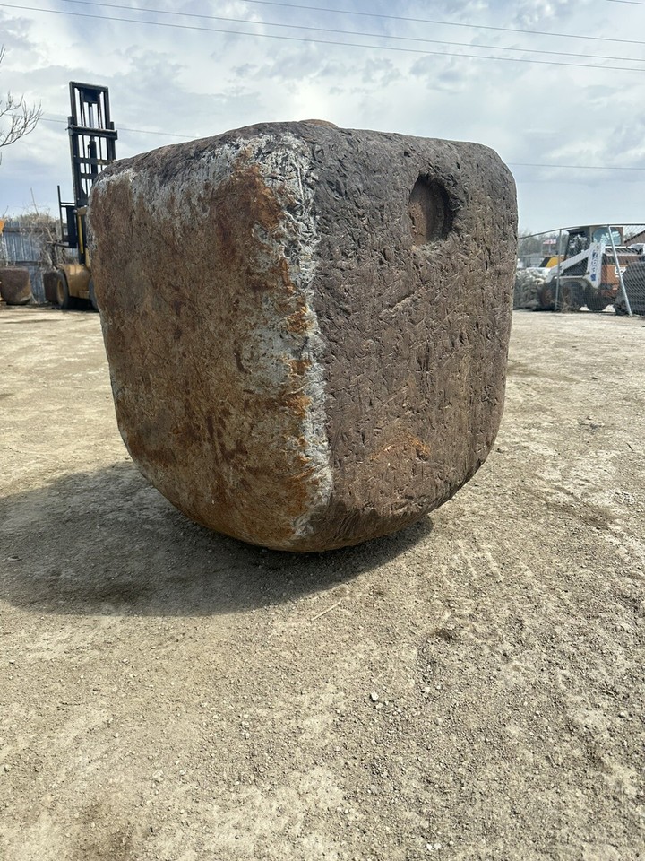 Wrecking ball -square shape 9,120 lbs, demolition ball, concrete ...
