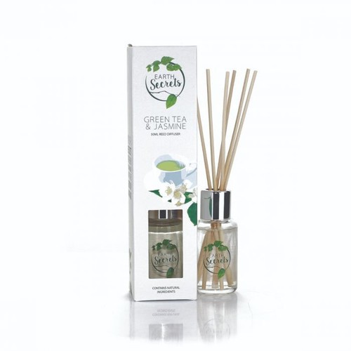 Earth Secrets: Reed Diffuser - Green Tea & Jasmine 50ml | eBay UK