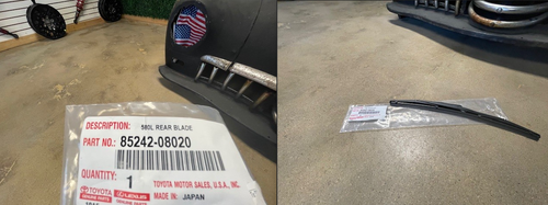 (1) Toyota SIENNA Rear Wiper Blade Genuine 85242-08020 - same as dealer ...