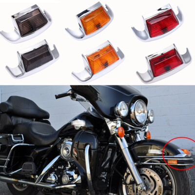 Front/Rear Fender LED Tip Light For Harley Davidson Touring Heritage ...