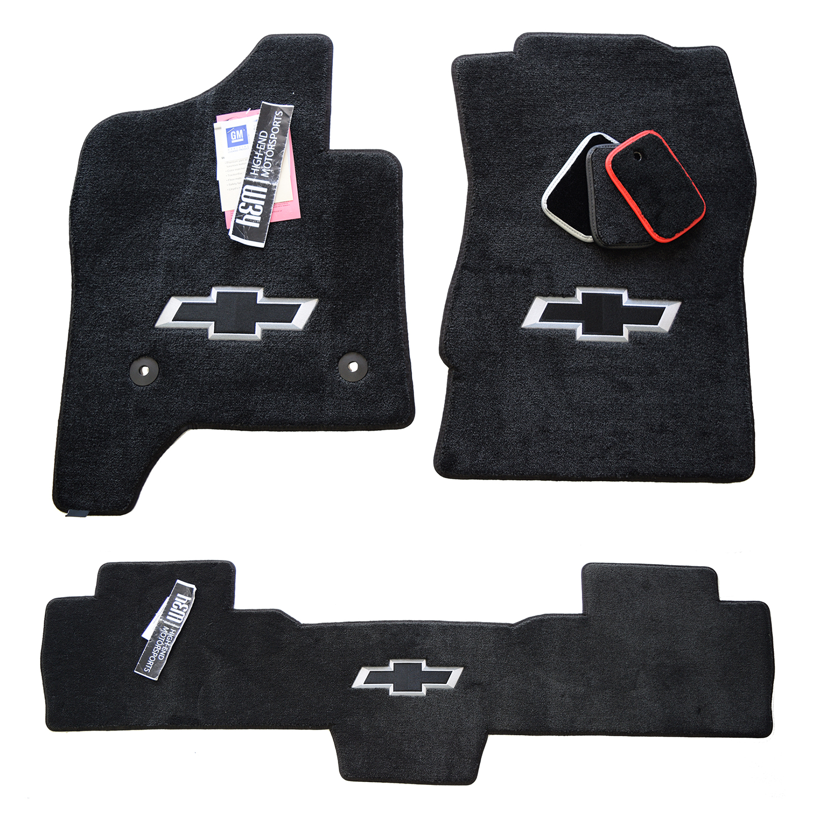 Chevrolet Silverado 1500 Floor Mats - Crew Cab - Jet Color - 3D Black ...