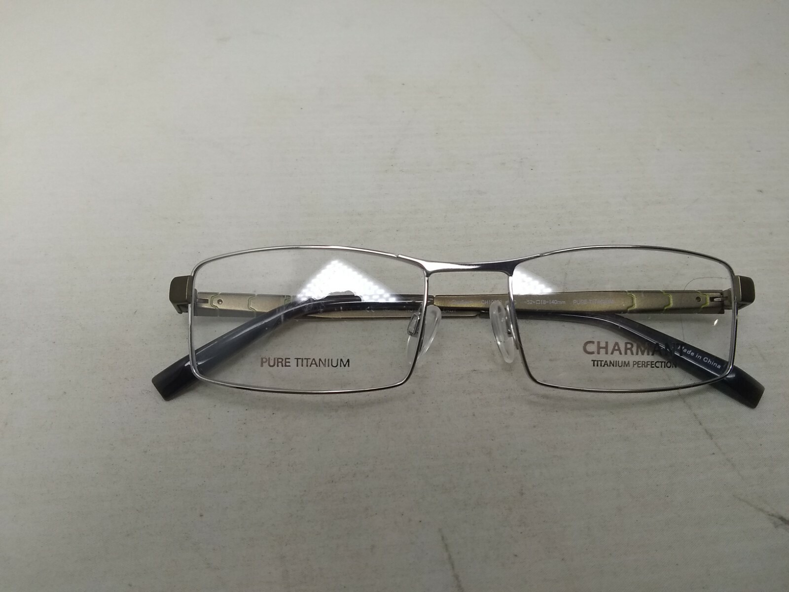 Charmant CH10752 SILVER/BROWN in TITANIUM 52-18-140 FLEX HINGES 7701 | eBay