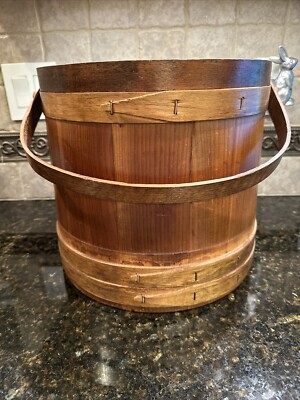 Primitives - Wooden Firkin Sugar Bucket