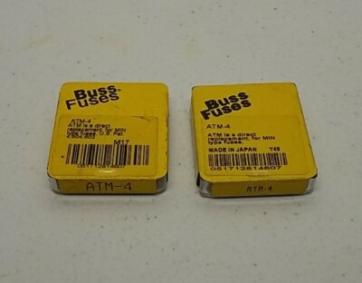 ATM-4 Buss Fuses Automotive Fuses Quantity Of 10 Fuses ATM-4 Fuses | eBay