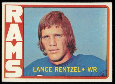 1972 TOPPS LANCE RENTZEL LOS ANGELES RAMS #81 EX-EXMT | eBay