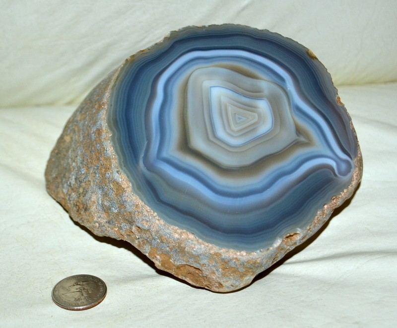 Big Banded Agate from MIsiones Argentina collector piece * 3.74 lbs | eBay