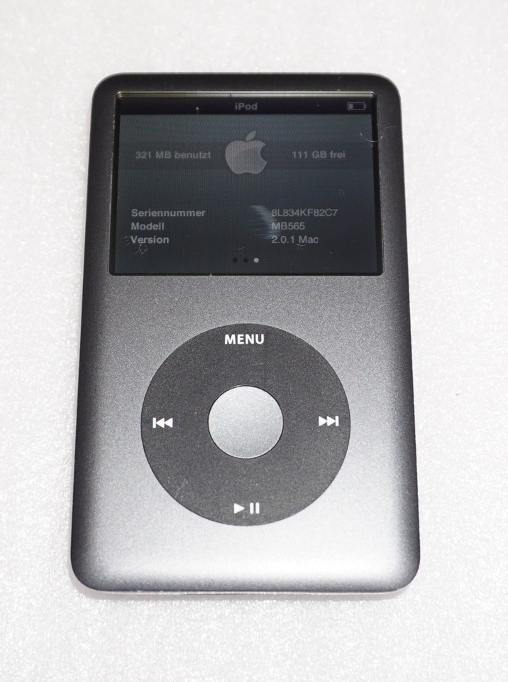 Apple iPod Classic 120GB Model N: A1238 MB565 Top Zustand | eBay