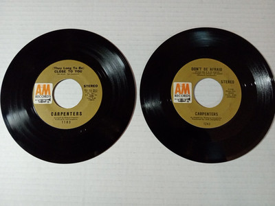 Carpenters 45 rpm "Close To You + 3" A&M RECORDS 1243, 1183 (2-pack) | eBay