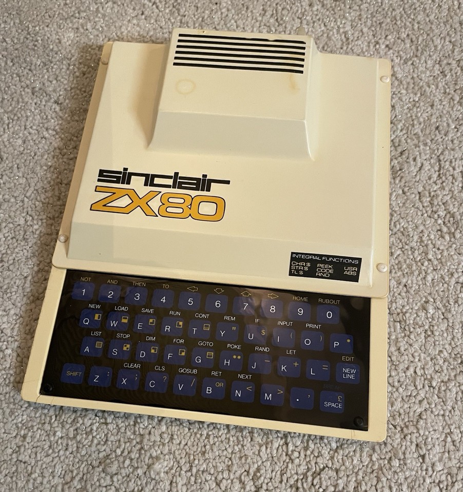 Sinclair ZX80 Retro Computer With Manual And Leads Boots | eBay UK