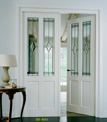 Beautiful Interior Stained glass Doors. FOR .Pocket , Barn or Hinged ...