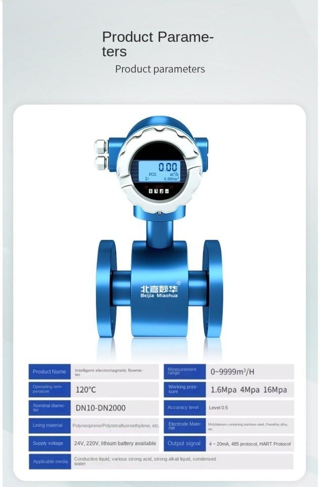 Split River Sewage Flow Meter Electromagnetic Flow Meter Energy Meter ...